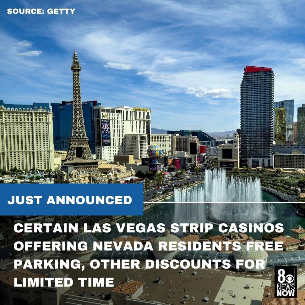 Las Vegas Strip Casinos Roll Out Free Parking and Exclusive Discounts ...